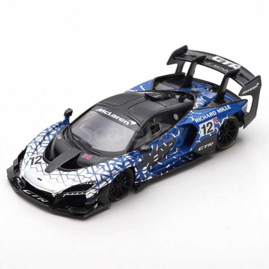 McLaren Senna GTR 2019 #12 blue 1/43 Spark | Аукцион масштабных и ...