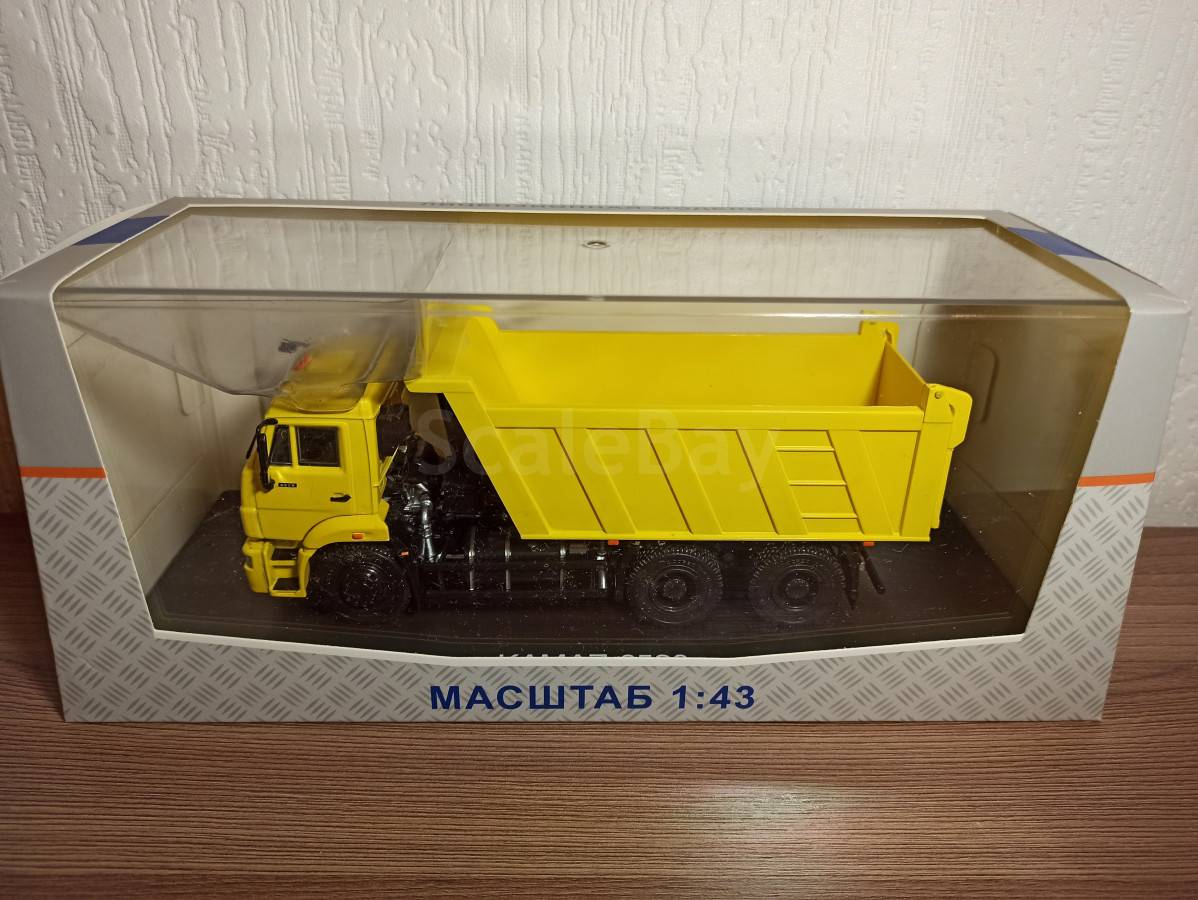 КамАЗ-6520 SSM Желтый | Аукцион масштабных и сборных моделей