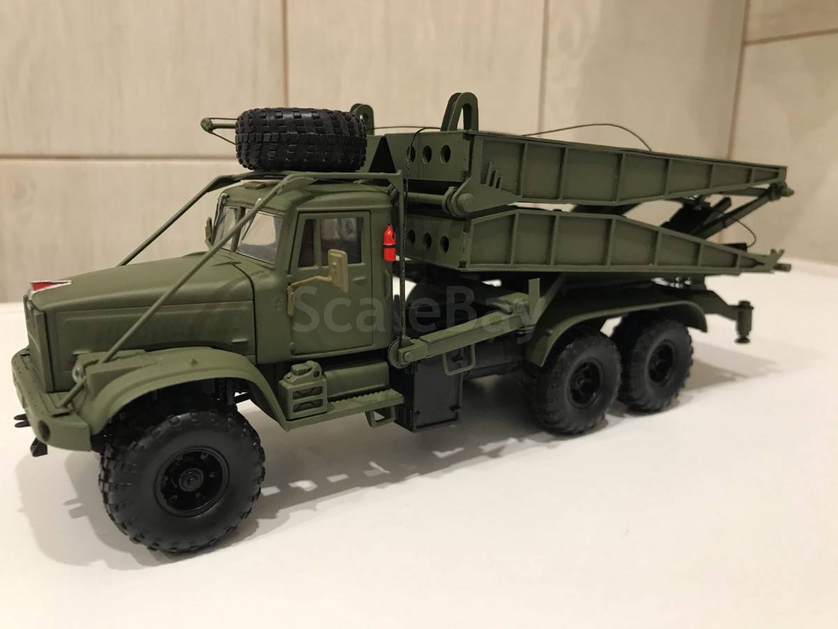 Тяжелый механизированный мост ТММ-3 на шасси Краз, МАЛ студия | Аукцион ...