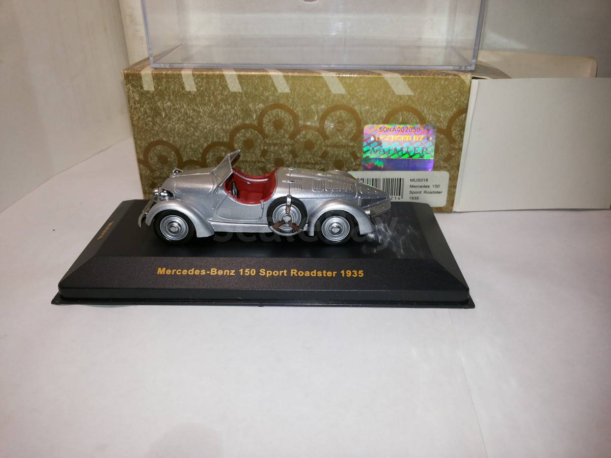 Mercedes Benz 150 Sport Roadster 1935 Ixo Museum | Аукцион масштабных и ...