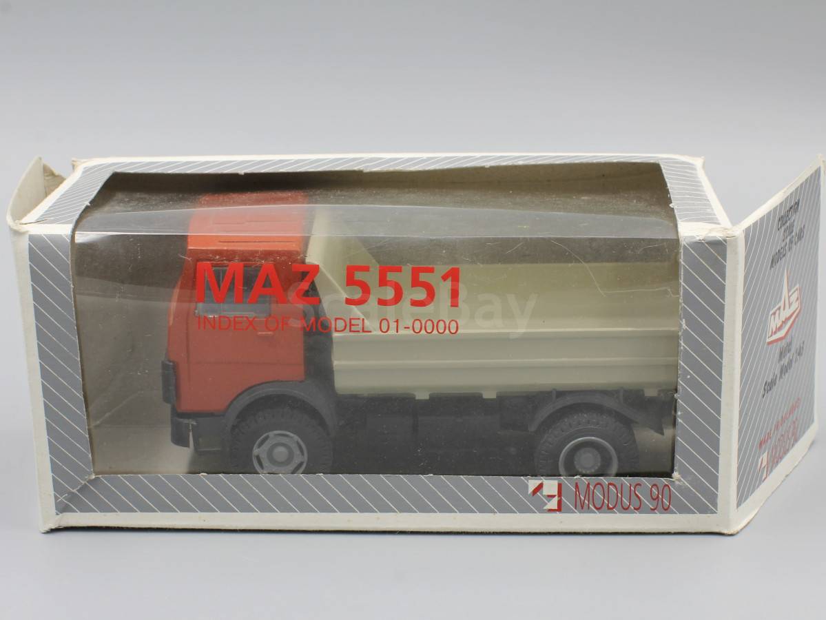 Модель самосвала МАЗ 5551 | Аукцион масштабных и сборных моделей
