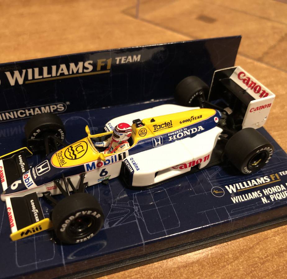 Minichamps F1 Williams FW 11 Piquet 1986 (лот в мск) | Аукцион масштабных и сборных моделей