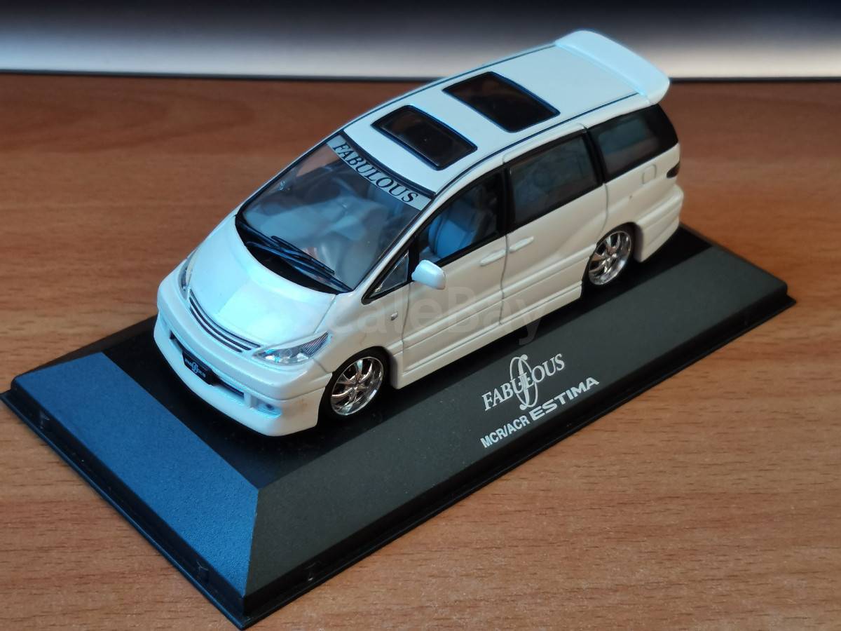 Toyota Estima VIP, Aoshima, 1:43, металл | Аукцион масштабных и сборных ...