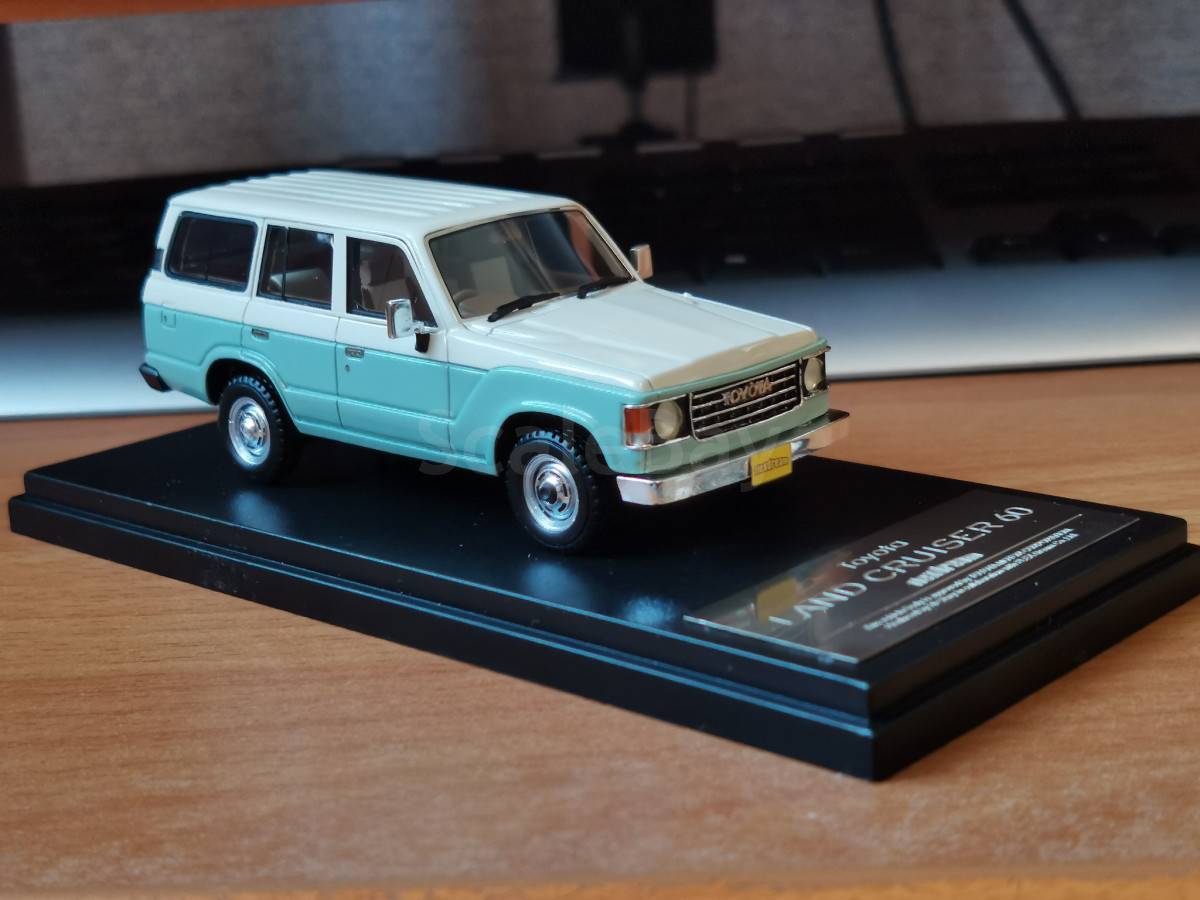 Toyota Land Cruiser 60 Flexdream, Hi-Story, Blue, 1:43, Смола | Аукцион ...