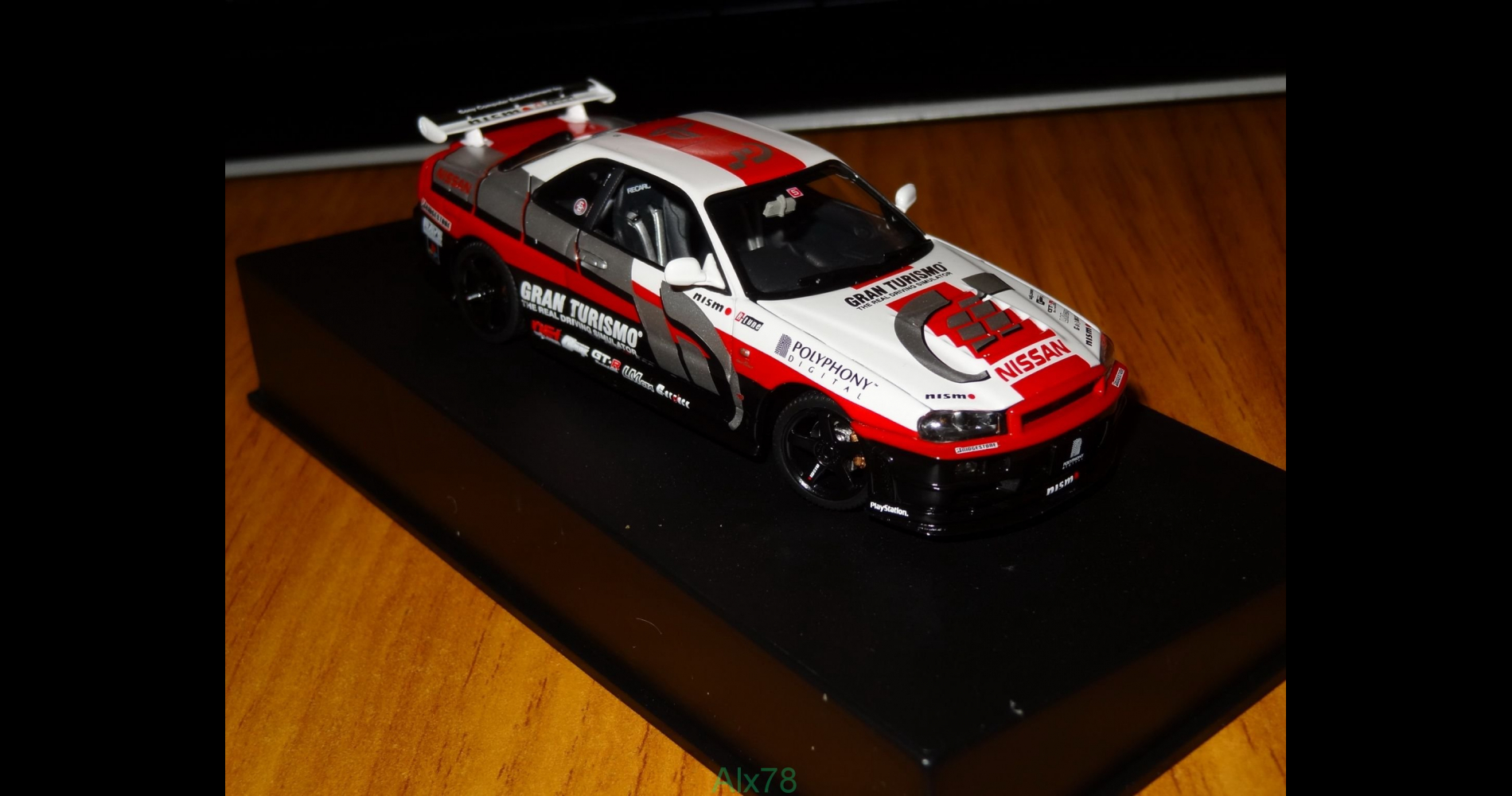 Nissan Skyline GT-R R34 Gran Turismo, AutoArt, 1:43, металл | Аукцион масштабных и сборных моделей