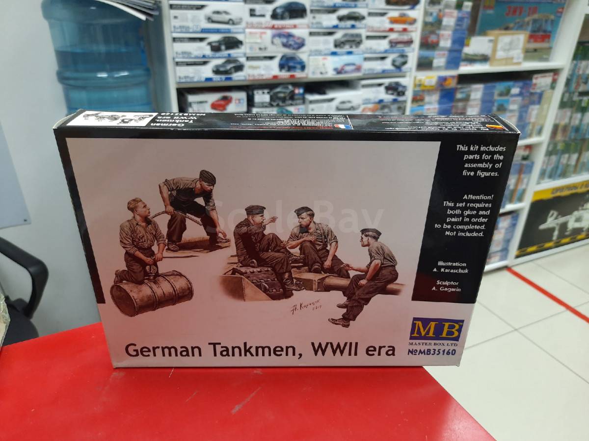 35160 Немецкие танкисты WWII (German Tankmen, WWII era) 1:35 MasterBox ...