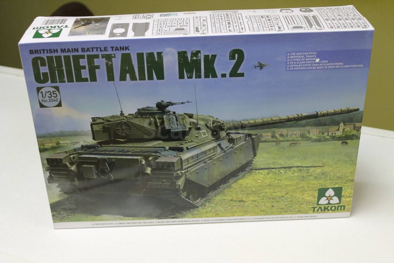 2040 Takom 1/35 British Main Battle Tank Chieftain Mk.2 1:35 Takom ...