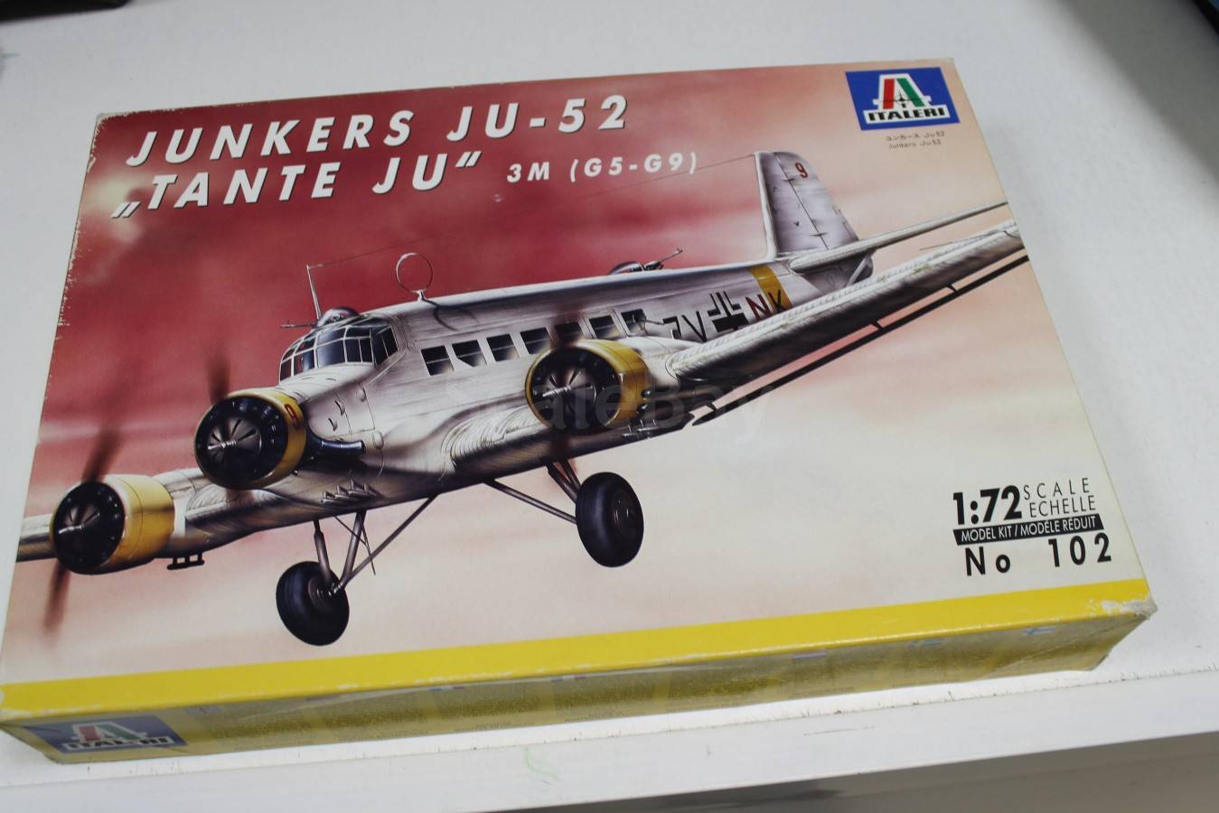 102 Junkers JU-52 ’ Tante JU’ 3M (G5-G9) 1:72 Italeri возможен обмен | Аукцион масштабных и ...