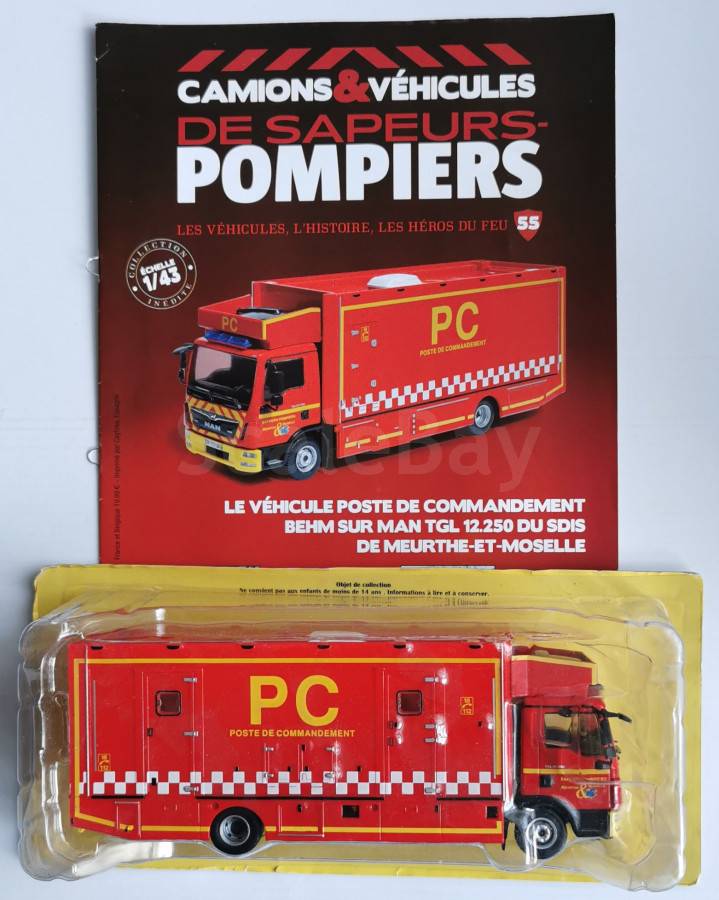 MAN TGL 12.250. TRUCK FIRE ENGINE POSTE DE COMMANDEMENT 2009 ...