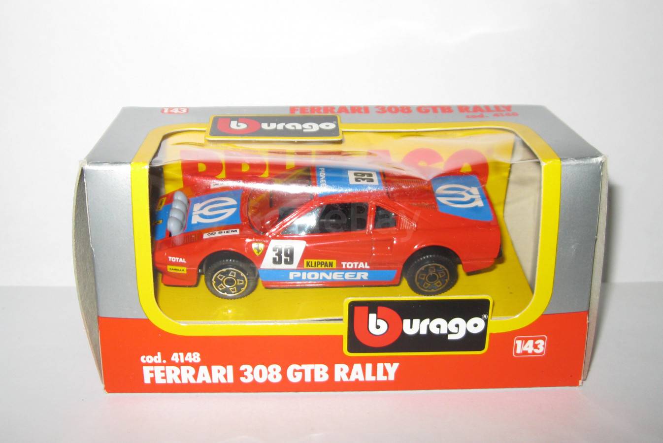 Феррари Ferrari 308 GTB Rally Ралли 1979 Bburago Бураго 1:43 Made in ...