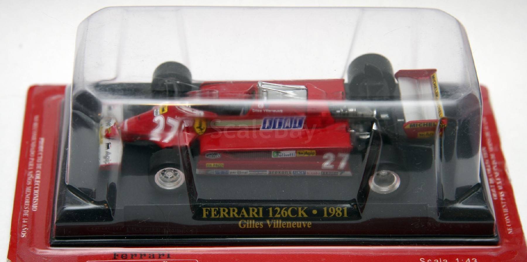 Ferrari F1 126 СК -1981 G.Villeneuve (Ferrari Formula-1 Colection) 1:43 ...