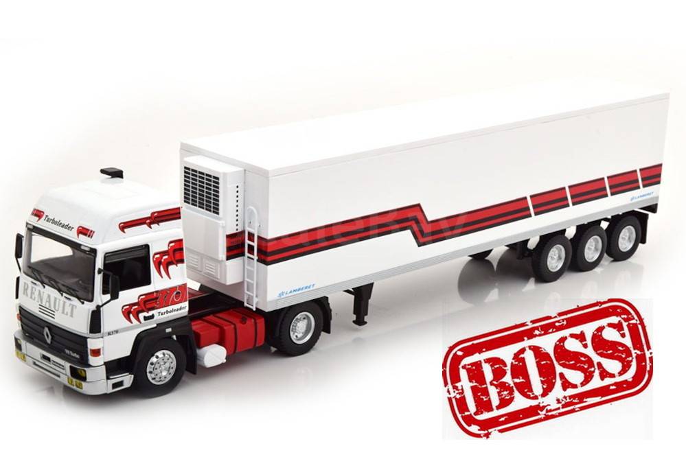 RENAULT R370 Turboleader с рефом Lamberet 1986 г. | Аукцион масштабных ...