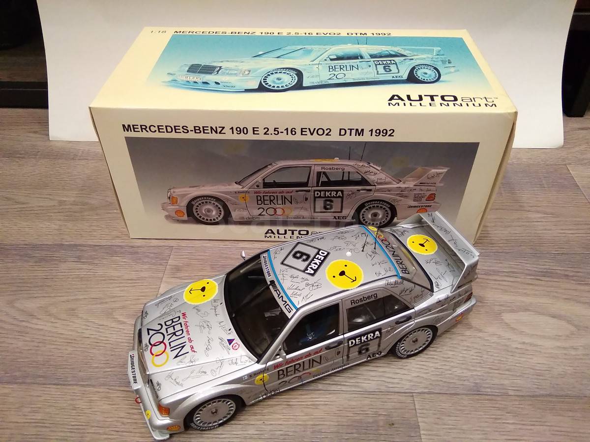 1/18 Mercedes Benz 190E Evo2 DTM AUTOart 89231 | Аукцион масштабных и ...