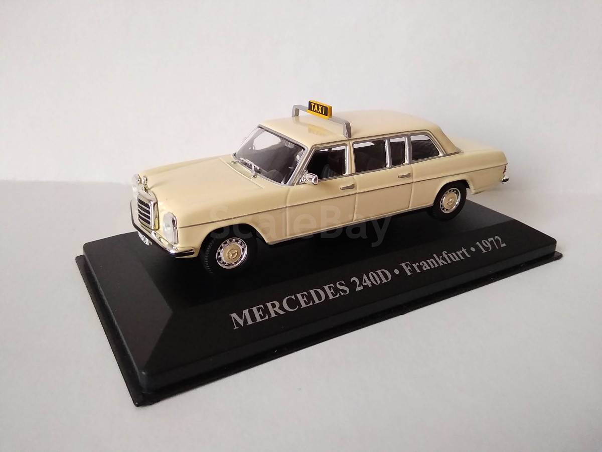 1/43 Mercedes Benz 240D W115 LWB Taxi Frankfurt 1972 | Аукцион ...