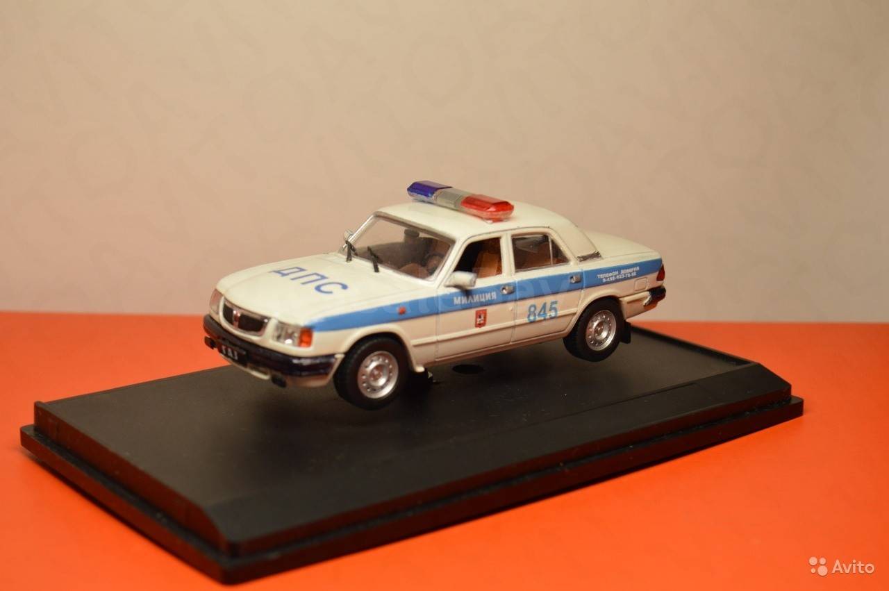 Газ-3110 МИЛИЦИЯ | Аукцион масштабных и сборных моделей