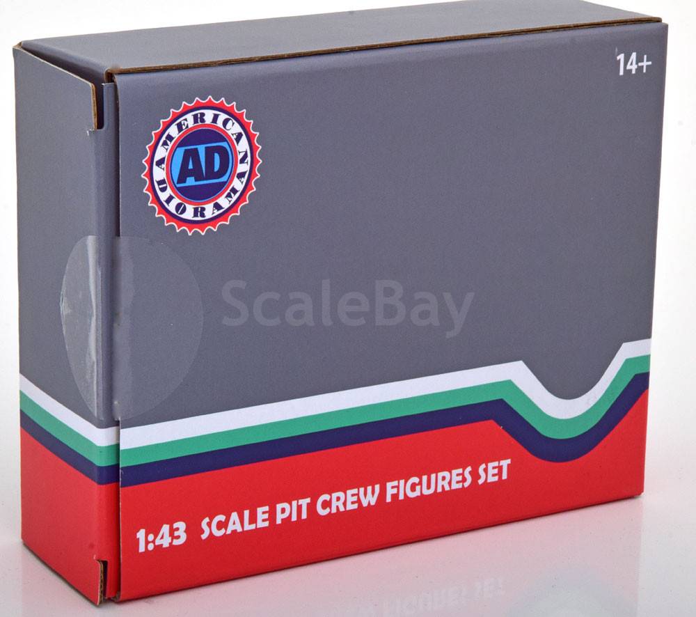 1:43 — Mercedes AMG Pit Crew Set 7 figurines | Аукцион масштабных и ...