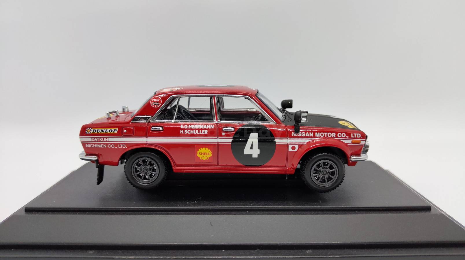Nissan Bluebird 1970 Datsun 510 1600SSS Safari Rally Winner #4 [EBBRO ...