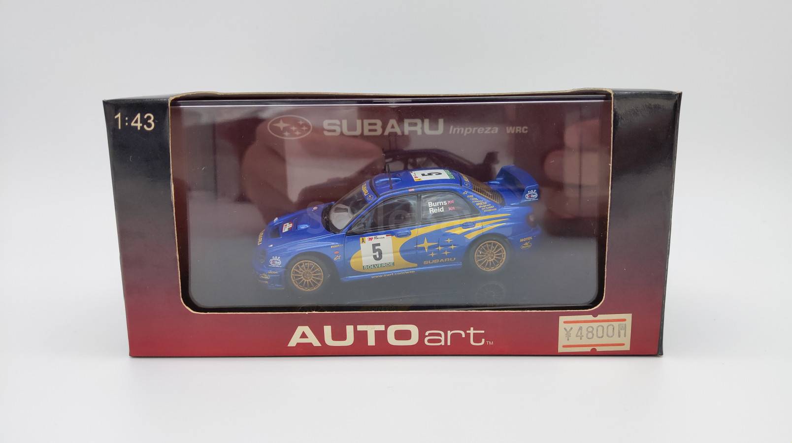 Subaru Impreza 2001 GDB WRC Rally Portugal #5 R. Burns [AUTOart] 1/43 ...