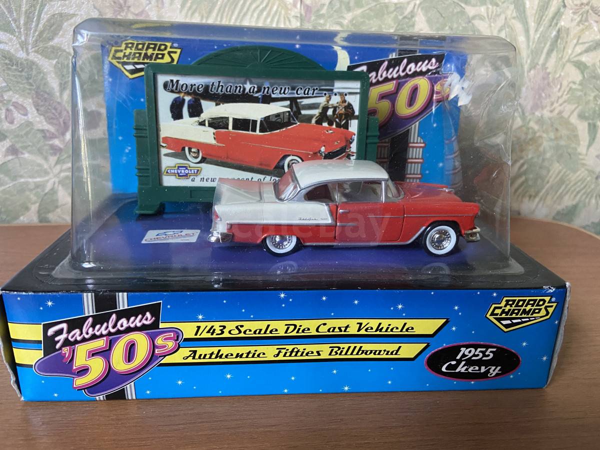 Chevrolet Bel Air 1955 ROAD CHAMPS | Аукцион масштабных и сборных моделей
