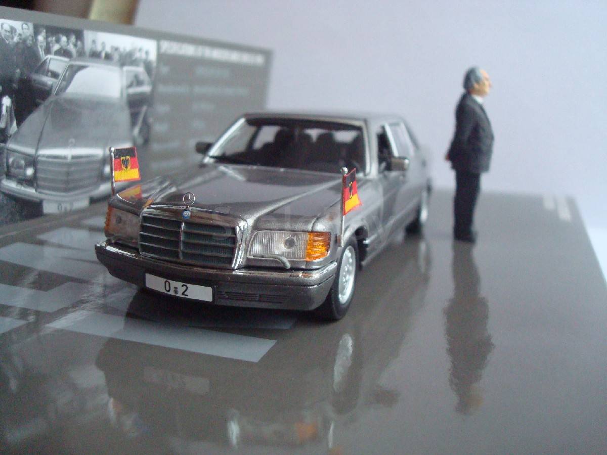 Mercedes - Benz 500 SEL W126 1985 год Bundeskanzler Dr. Helmut Kohl ...