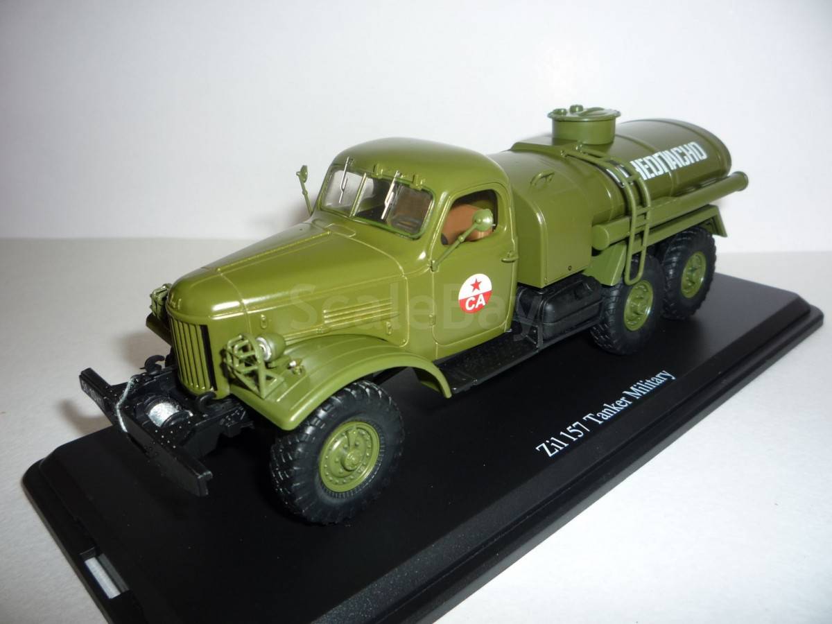 ZIL 157 TANKER MILITARY(SSM1011)1/43 | Аукцион масштабных и сборных моделей