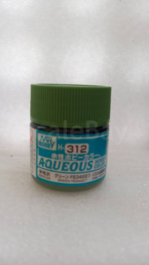 H312 Краска для моделей Mr.Hobby Акрил 10мл GREEN FS34227 (зеленый ...