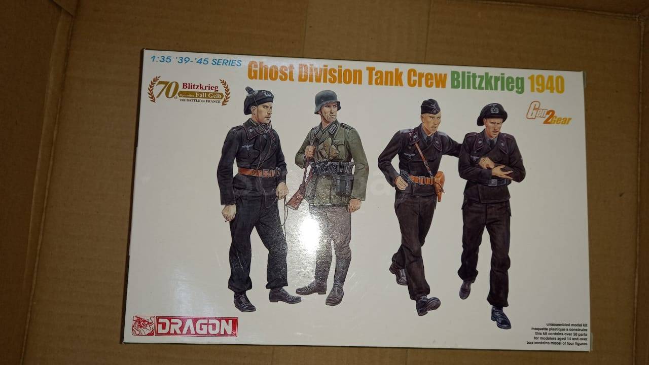 6654 Ghost Division Tank Crew (Blitzkrieg 1940) 1:35 Dragon | Аукцион ...