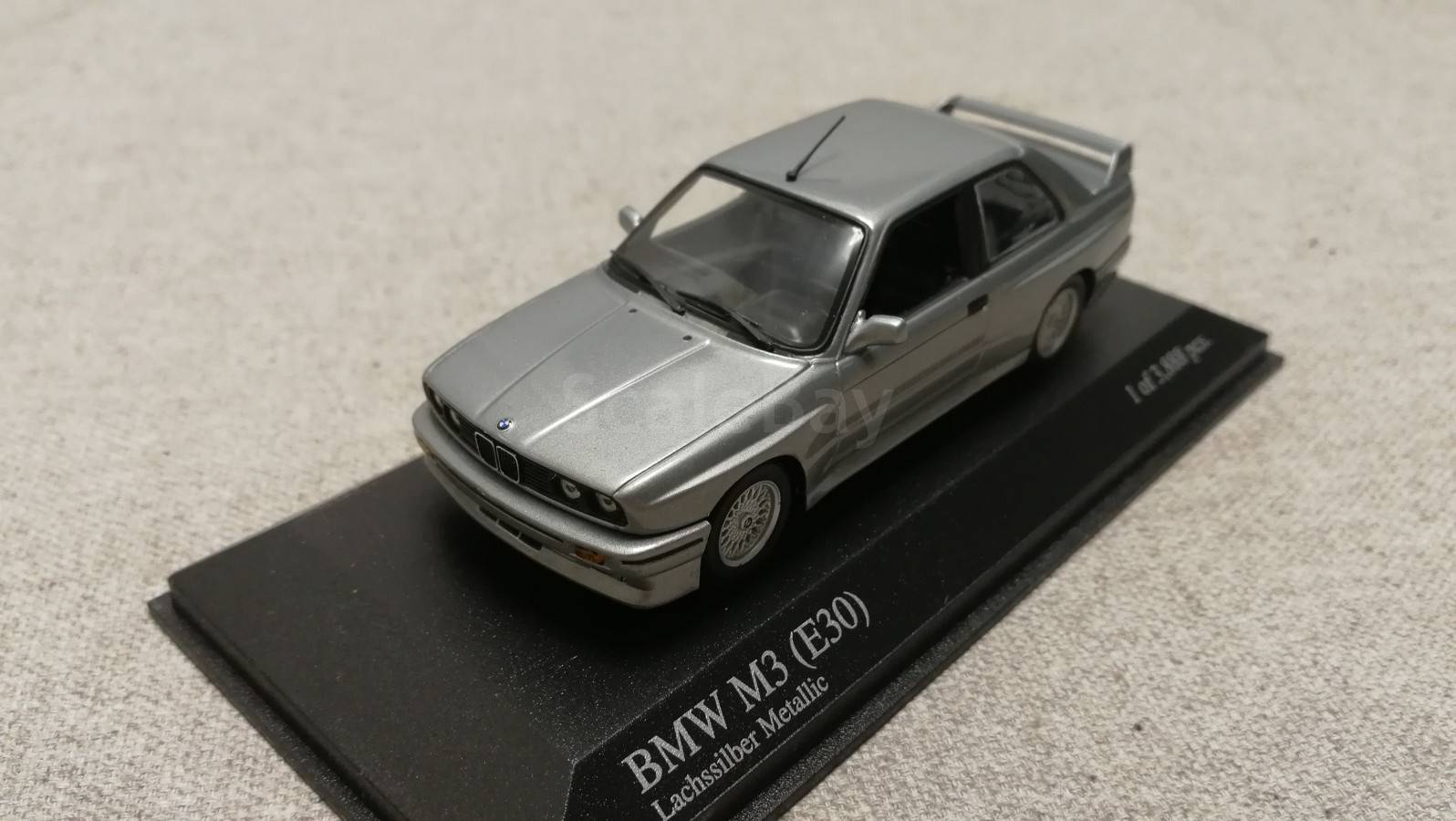 BMW M3 (E30) gray metallic (Minichamps) 1/43 | Аукцион масштабных и ...