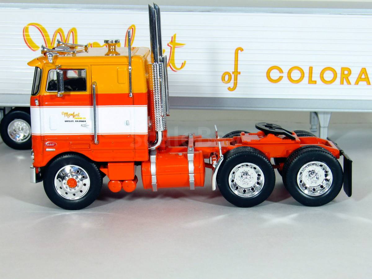 Peterbilt 352 H, 352H американский тягач с п/прицепом фургон, 1979 ...