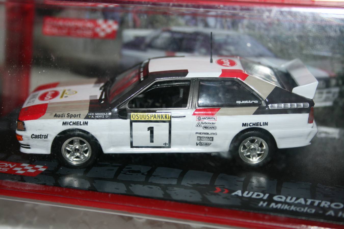 1/43 Audi Quattro A2 #1 (H.Mikkola-A.Hertz) Champion Rally Cars 1983 ...