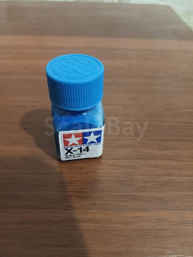 Краска tamiya x-14 sky blue | Аукцион масштабных и сборных моделей