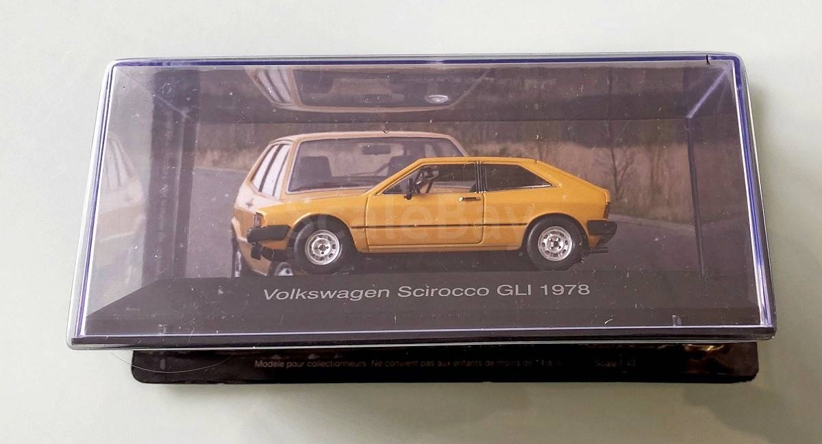 Модель VOLKSWAGEN SCIROCCO GLI (1978) 1/43 DEA VW Hungary | Аукцион ...