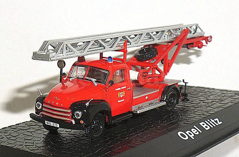 Модель автомобиль OPEL BLITZ FIRE TRUCK 1/43 ATLAS | Аукцион масштабных ...