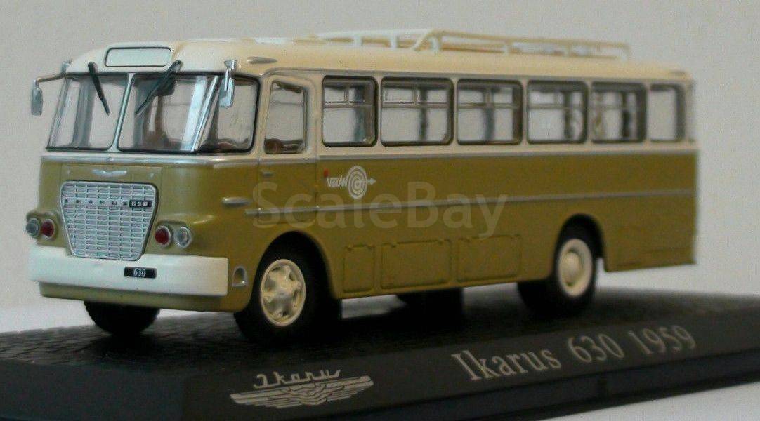 Модель автобус IKARUS 630 (1959) 1/43 ATLAS | Аукцион масштабных и ...