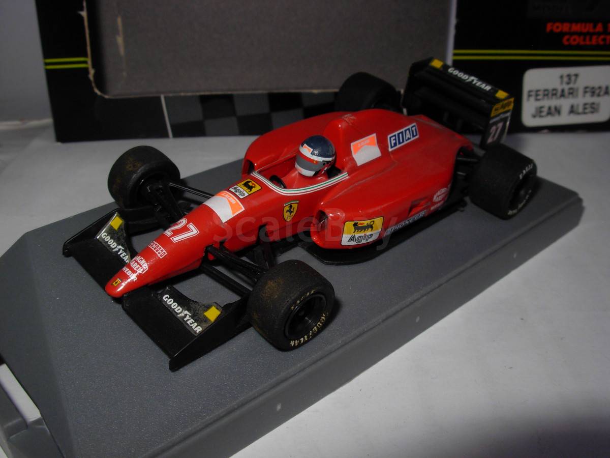 модель 1/43 F1 Formula/Формула-1 Ferrari F 92A 1992 #27 Jean Alesi Onyx ...