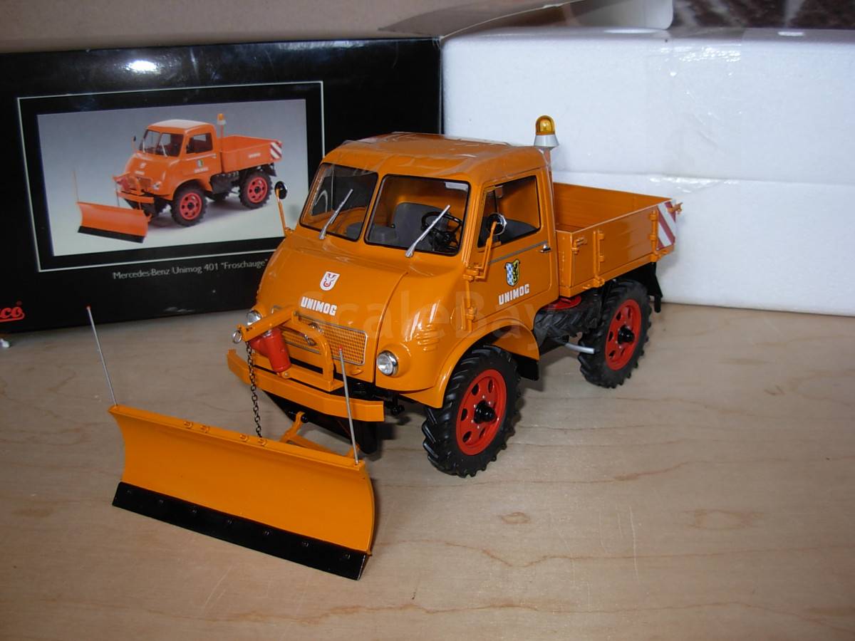 модель 1/18 Mercedes Benz Unimog U401 коммунальный Schuco пожарный ...