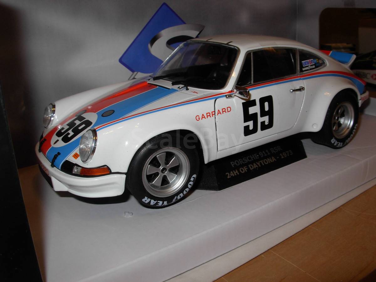 модель 1/18 гоночный Porsche 911 RSR Brumos 59 Winner 24h Daytona 1973 ...