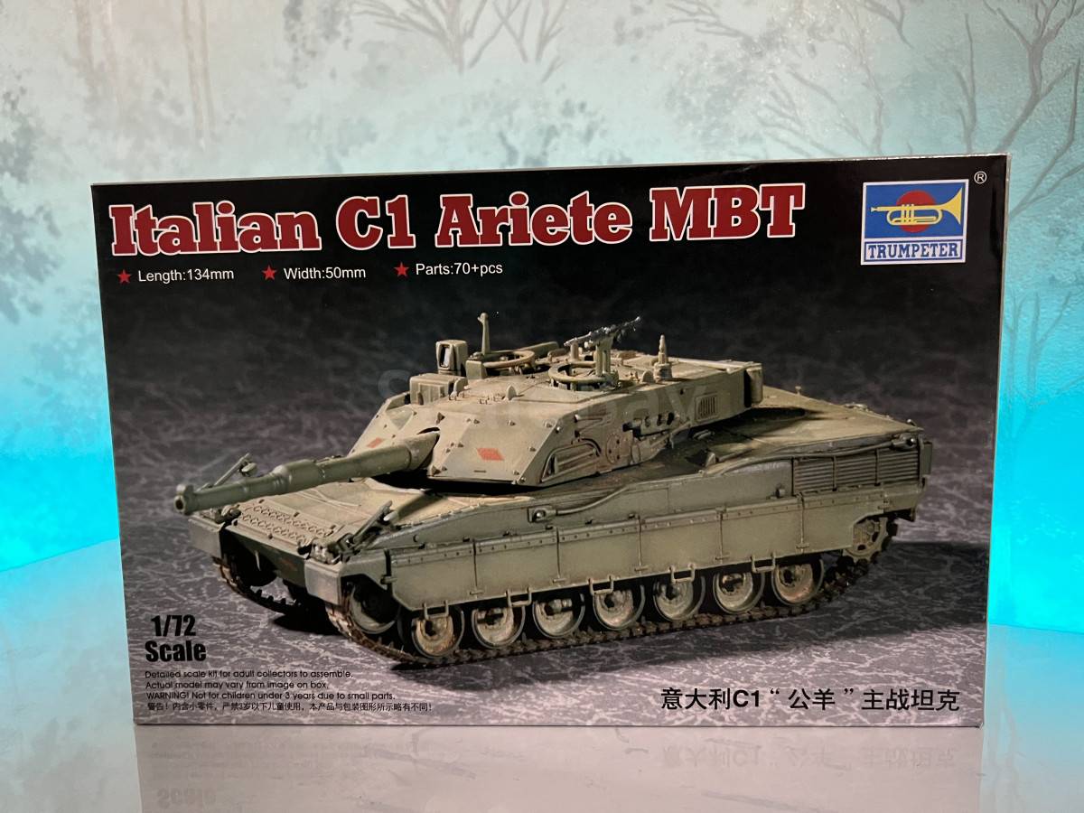 07250 Trumpeter Italian C1 Ariete MBT | Аукцион масштабных и сборных ...