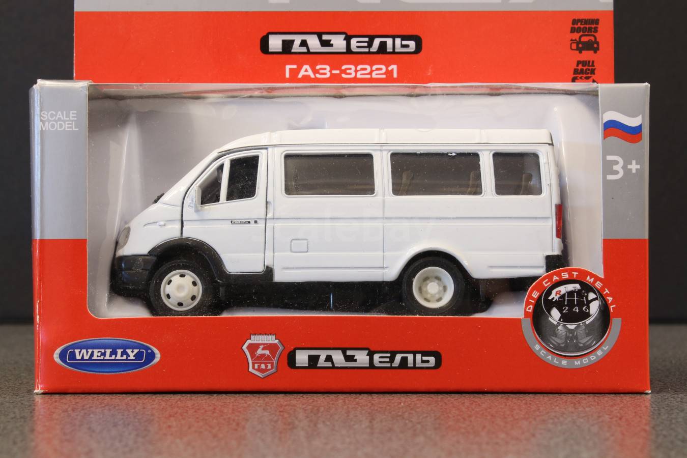 ГАЗ-3221 ГАЗель Welly | Аукцион масштабных и сборных моделей