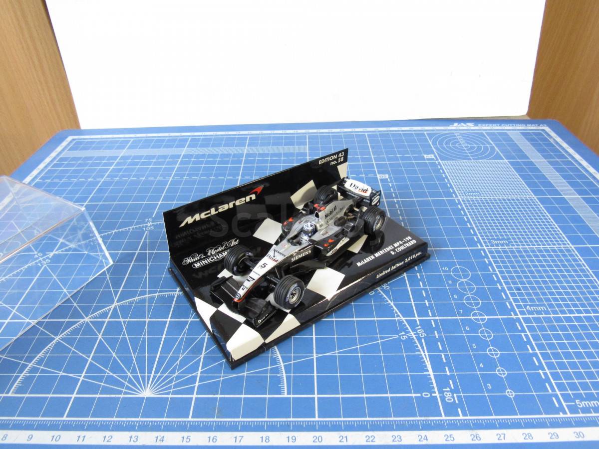 F1 McLaren Mercedes MP4-19B Coulthard 1/43 Minichamps | Аукцион ...