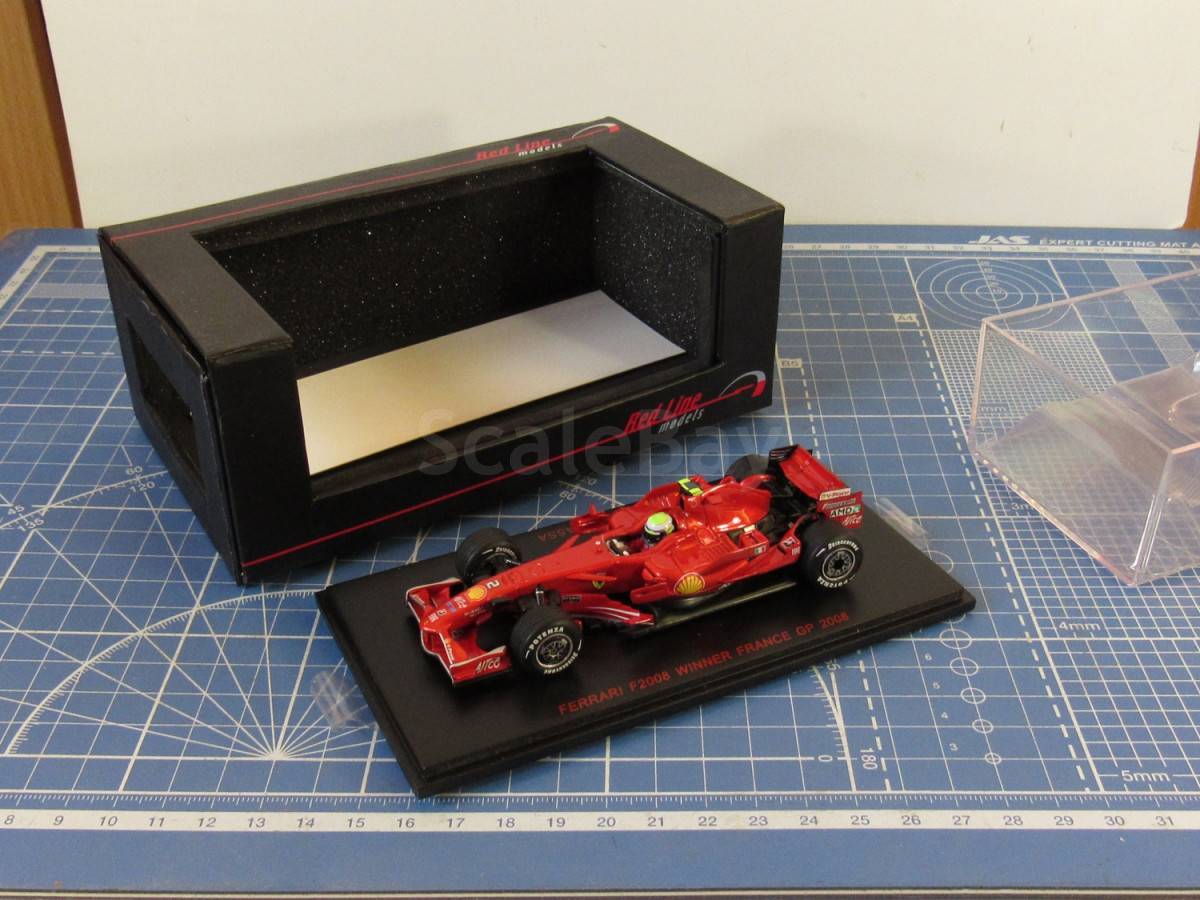 F1 Ferrari F2008 France GP 2008 1/43 Red Line | Аукцион масштабных и сборных моделей