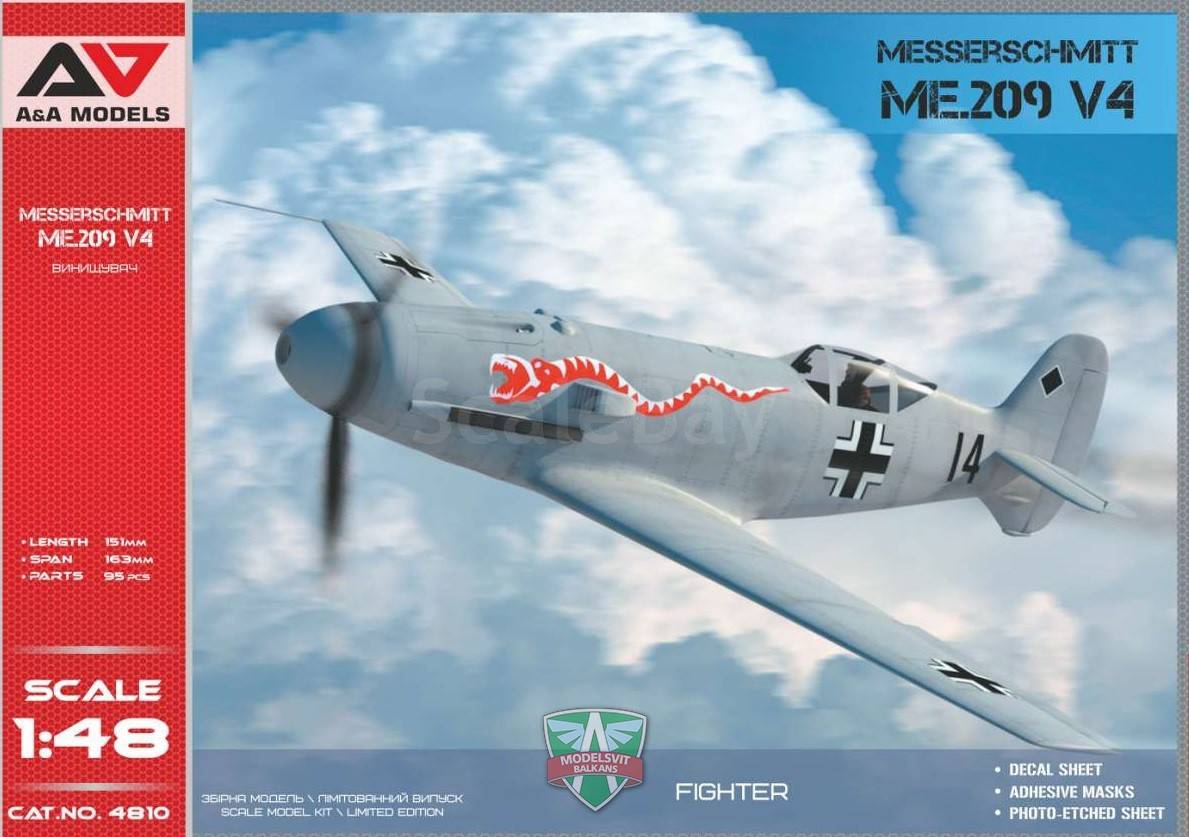 Messerschmitt Me.209 V4 | Аукцион масштабных и сборных моделей