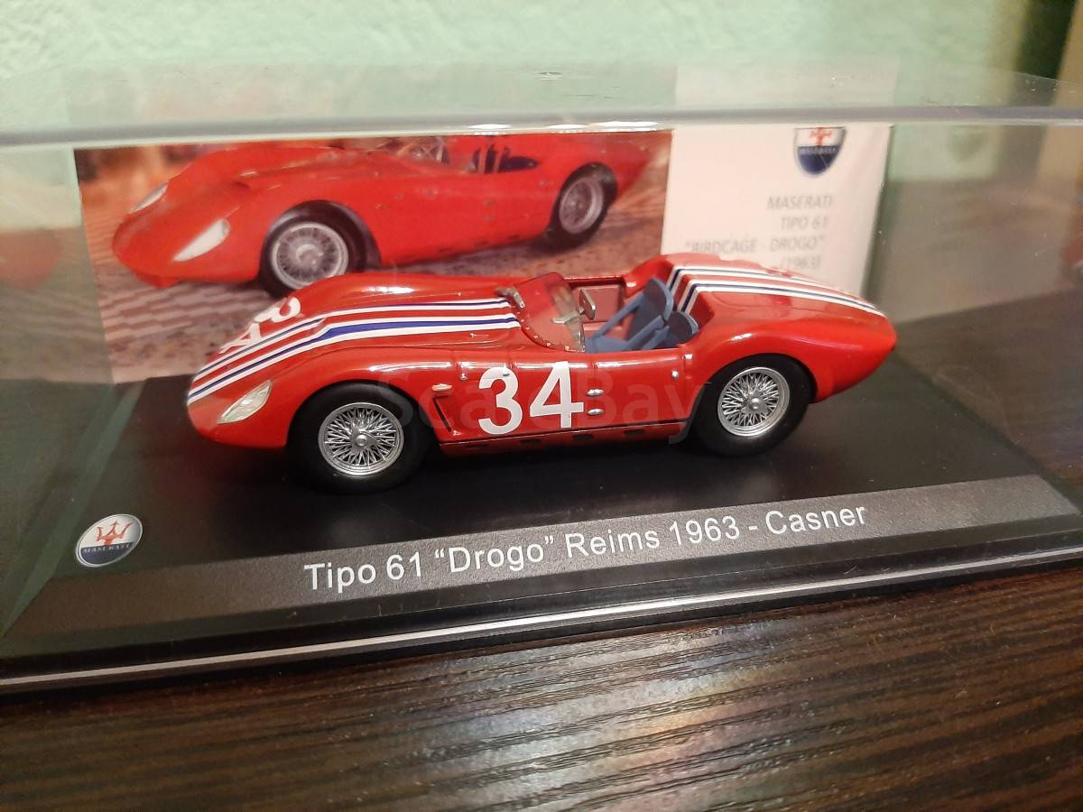 Maserati Tipo 61 ’Drogo’ Reims 1963 | Аукцион масштабных и сборных моделей