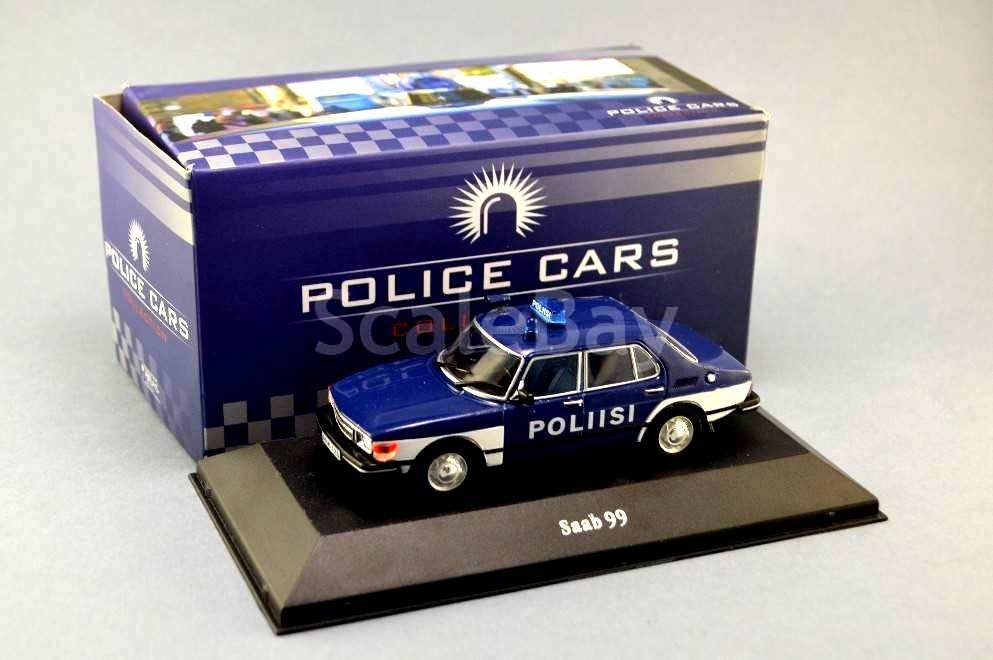 SAAB 99 POLISI ATLAS EDITION 1/43 POLICE CARS | Аукцион масштабных и ...