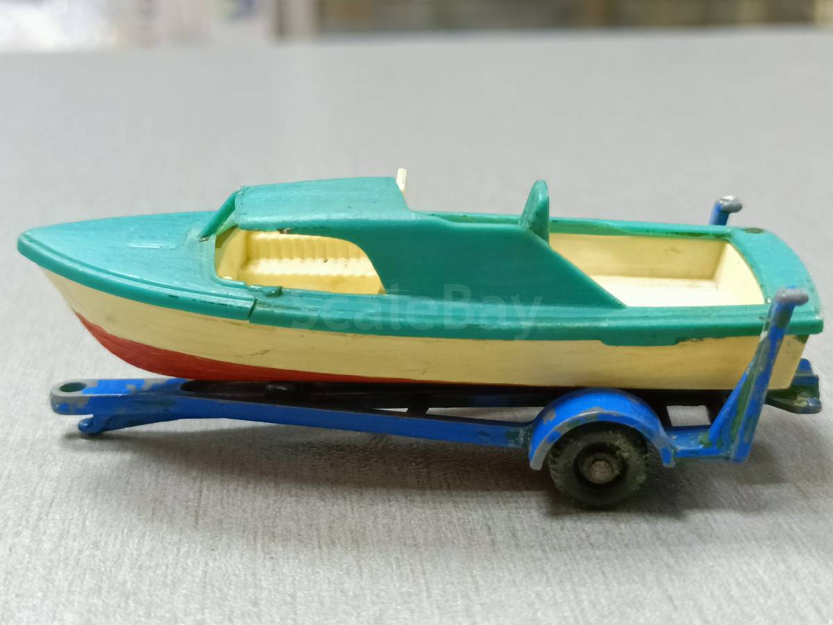 Repro box Matchbox Superfast nº 09 boat and trailer | Аукцион ...