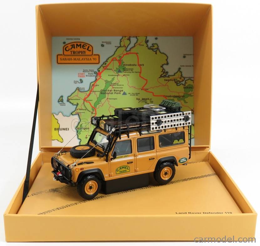 LAND ROVER DEFENDER 110 #0 RALLY CAMEL TROPHY | Аукцион масштабных и ...
