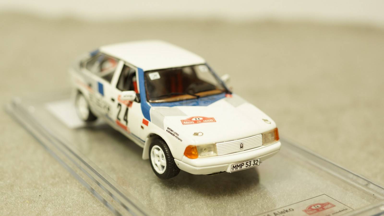 Moskvich 2141 Aleko #24 Rally de Lozere ’91 A.Potapov/S.Lotko, MK Scale ...