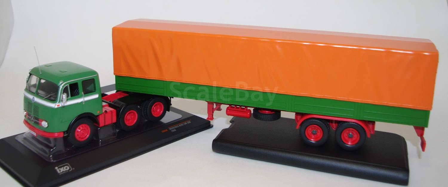 MERCEDES-BENZ LPS 333 1960 Green/Red c п/прицепом | Аукцион масштабных ...