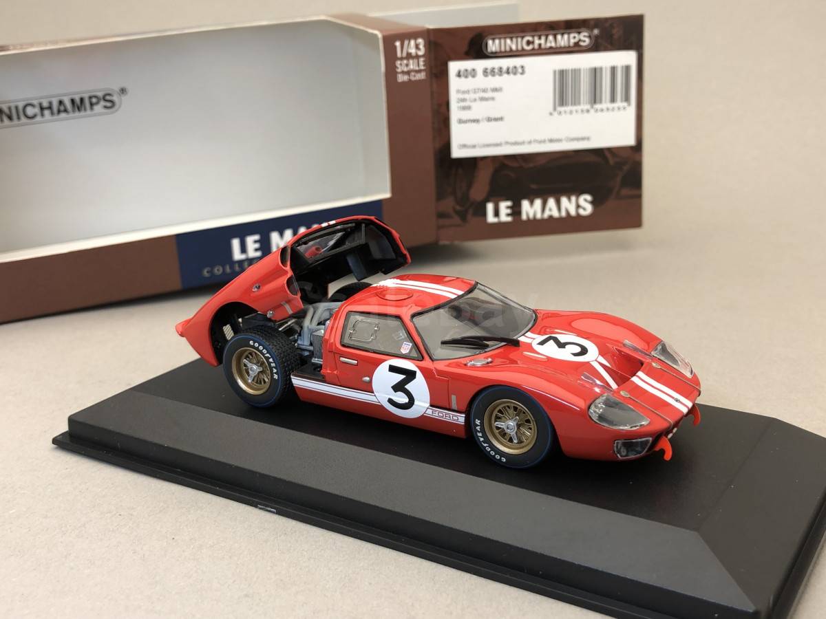 Ford GT40 LeMans 1966 Minichamps 1:43 | Аукцион масштабных и сборных ...