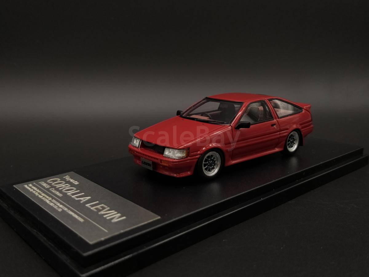 1/43 Toyota Corolla Levin AE86 Red - Hi-Story | Аукцион масштабных и ...